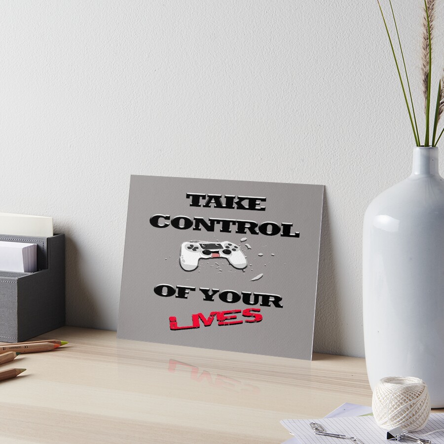 "Take Control" Art Board Print for Sale by Elfyau | Redbubble