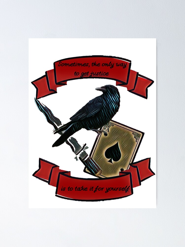 "The crow club" Poster for Sale by Fifth-Marauder | Redbubble
