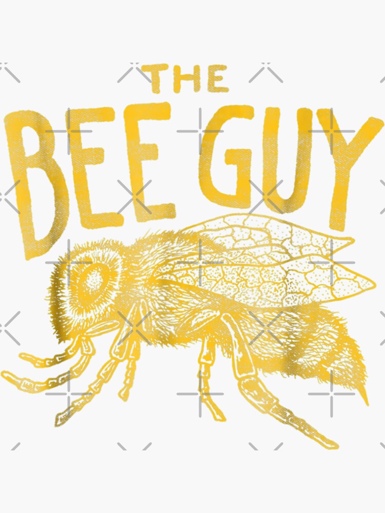 "Beekeeper - The Bee Guy Beekeeping Honey Bee Graphic" Sticker for Sale ...