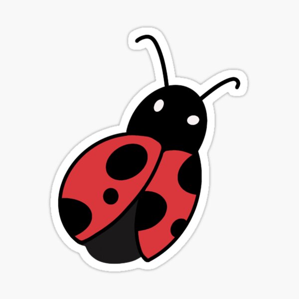 "Ladybug " Sticker by alisonstangl | Redbubble