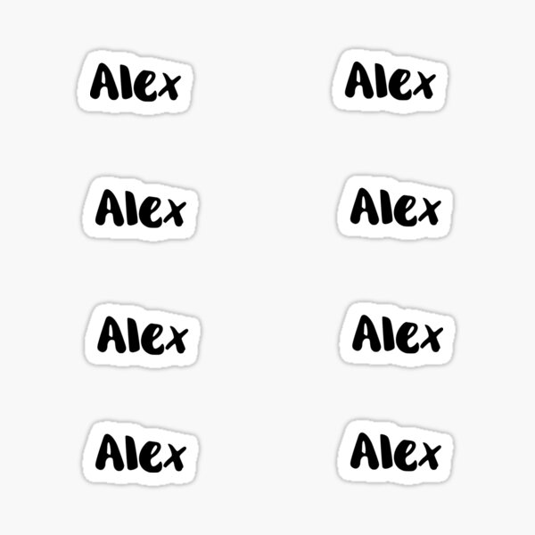 "ALEX - sticker pack" Sticker by FTML | Redbubble