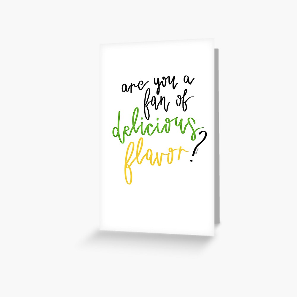 "Psych - Delicious Flavor " Greeting Card by taytip | Redbubble