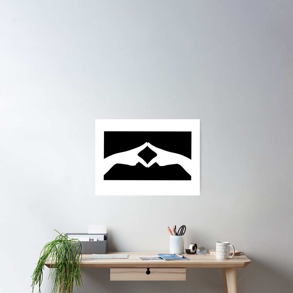 "DECA Hand Symbol Logo" Poster for Sale by ccandace | Redbubble