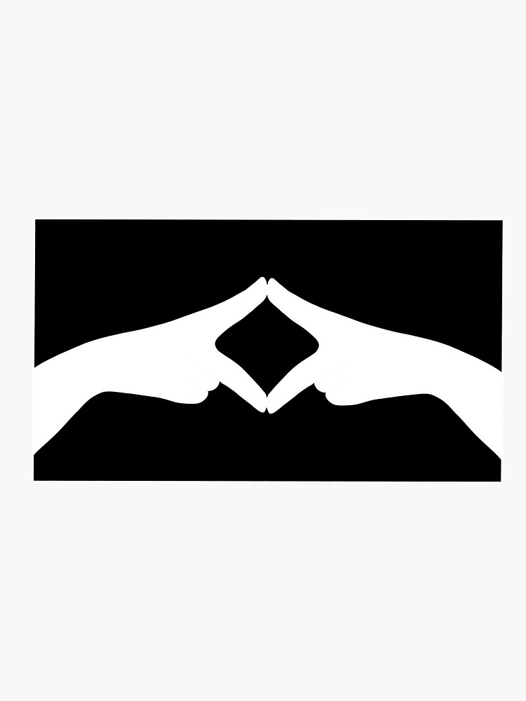 "DECA Hand Symbol Logo" Sticker by ccandace | Redbubble