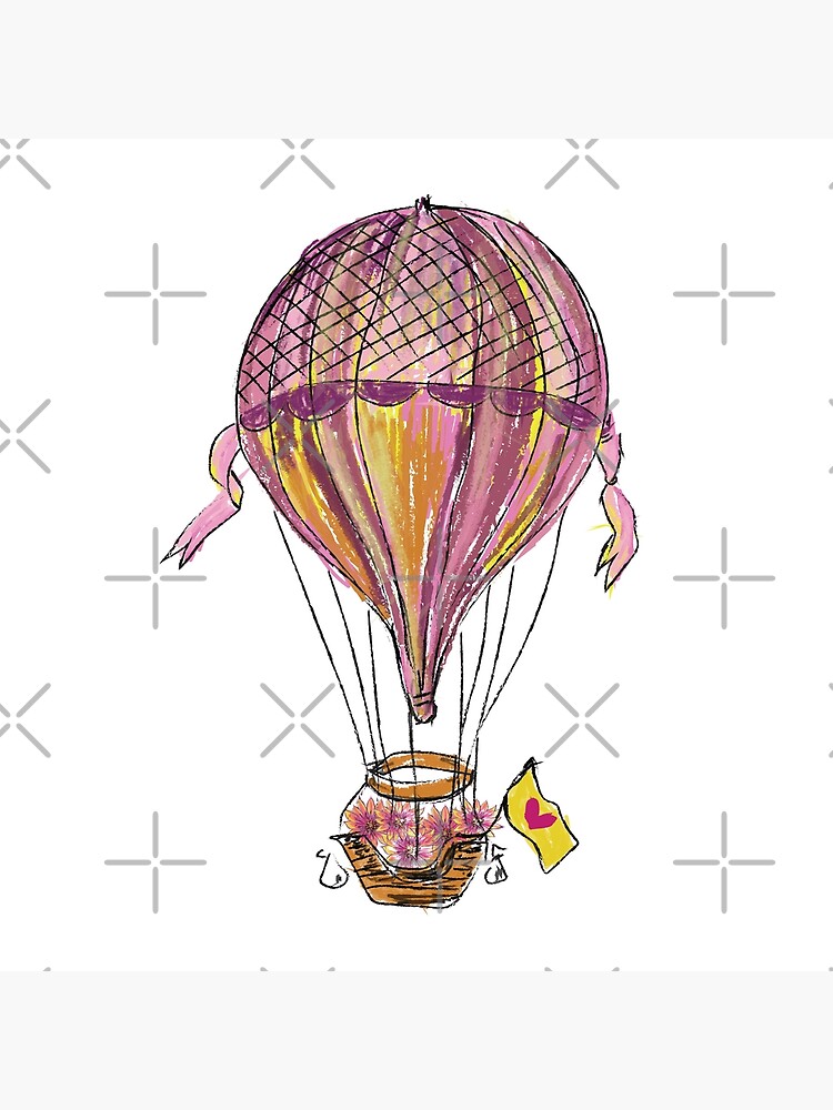 "Hot Air Balloon Flight " Poster by Manitarka | Redbubble