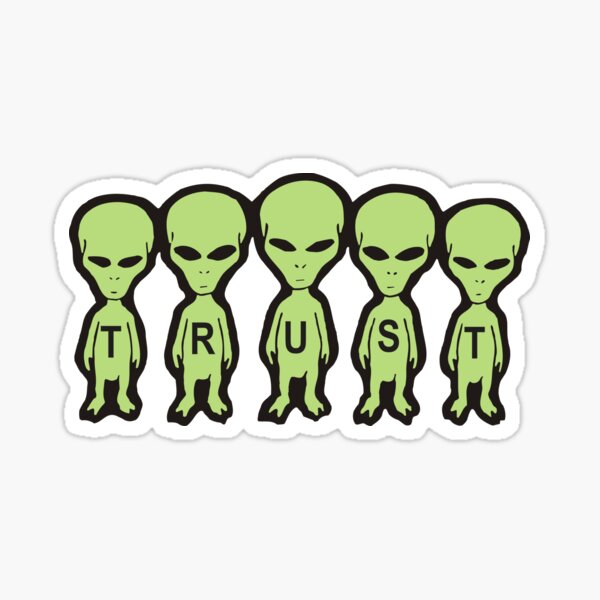 "Alien Family" Sticker by UncleDirty | Redbubble