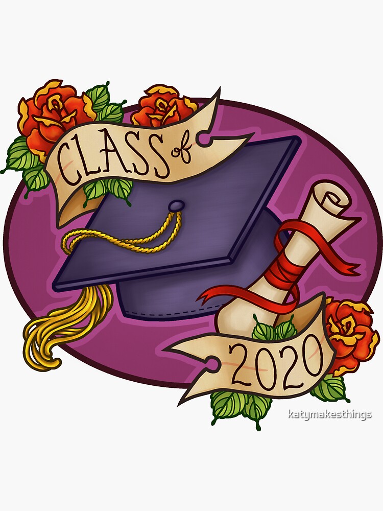 "Class of 2020" Sticker by katymakesthings | Redbubble