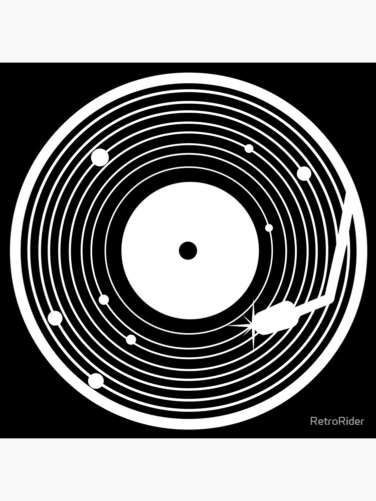 "The Vinyl Solar System" Photographic Print by RetroRider | Redbubble