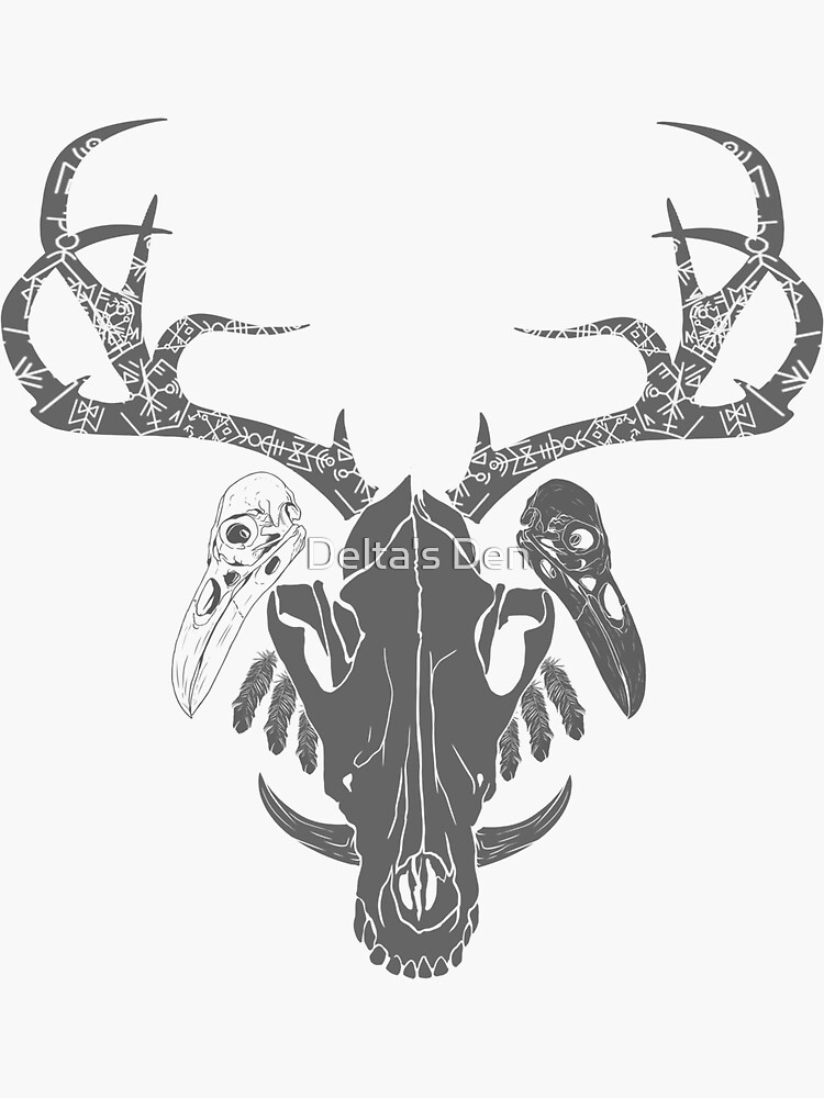 "pagan logo" Sticker for Sale by Lizart12162 | Redbubble