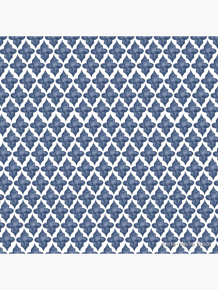 "Hamptons Style Shape Pattern Design" Sticker by AMBloor | Redbubble