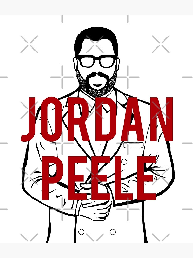 "Jordan Peele Portrait" Art Print for Sale by Youre-So-Punny | Redbubble