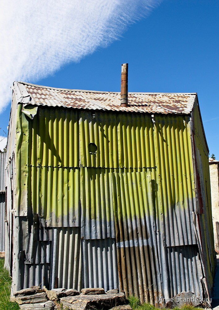 "corrugated iron shack" by Anne Scantlebury | Redbubble