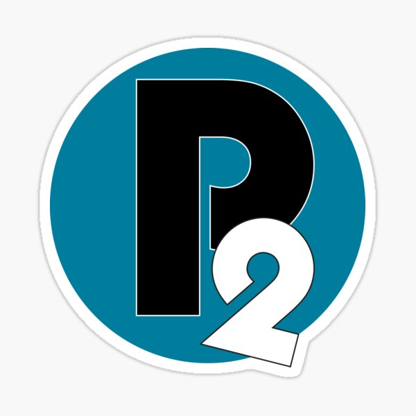 "The Classic Player 2 Logo" Sticker for Sale by Player2au | Redbubble