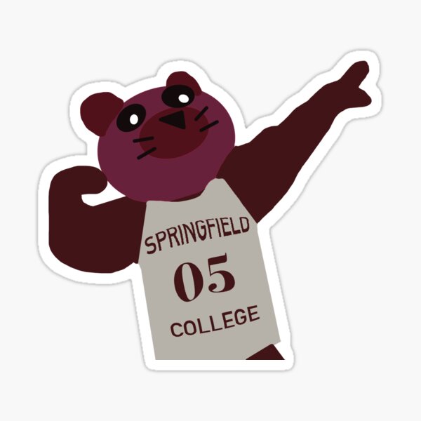 "Springfield College Pride Mascott" Sticker by rachelp629 | Redbubble
