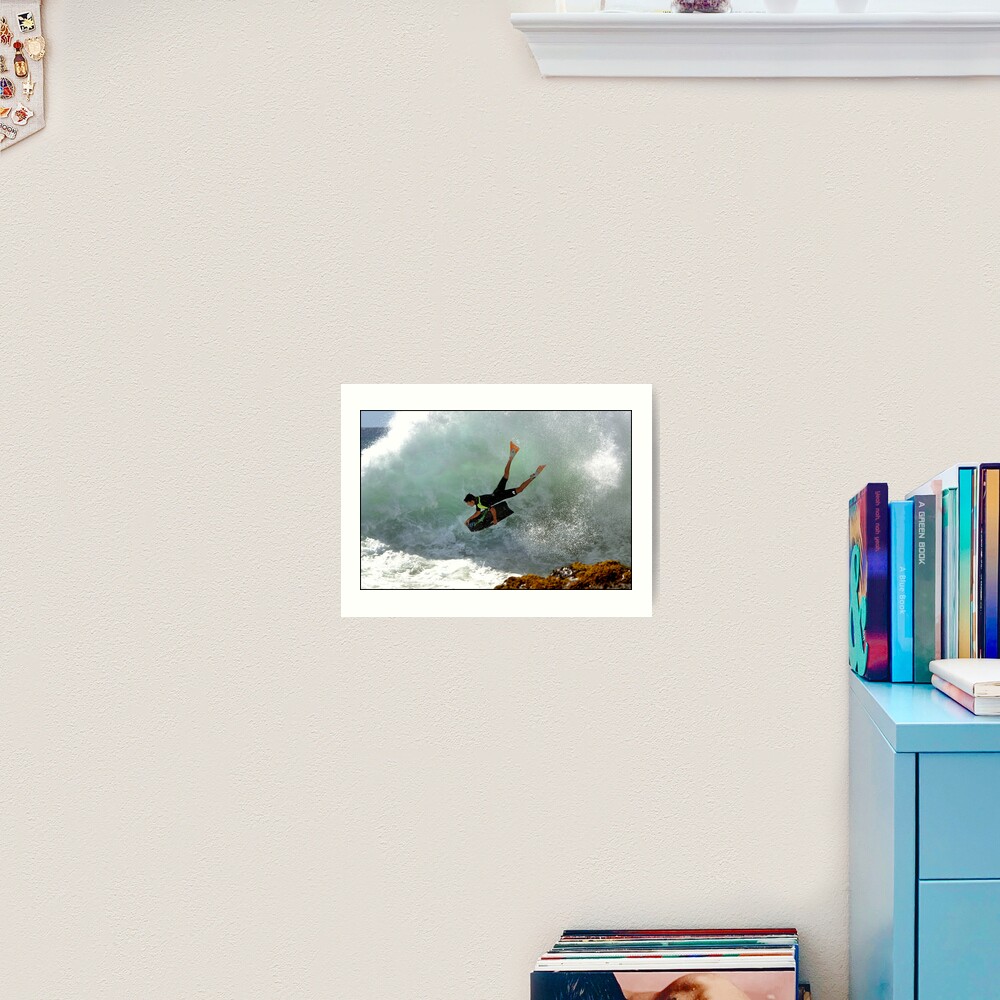 " Bodyboarding 7" Art Print by Johnvandy | Redbubble