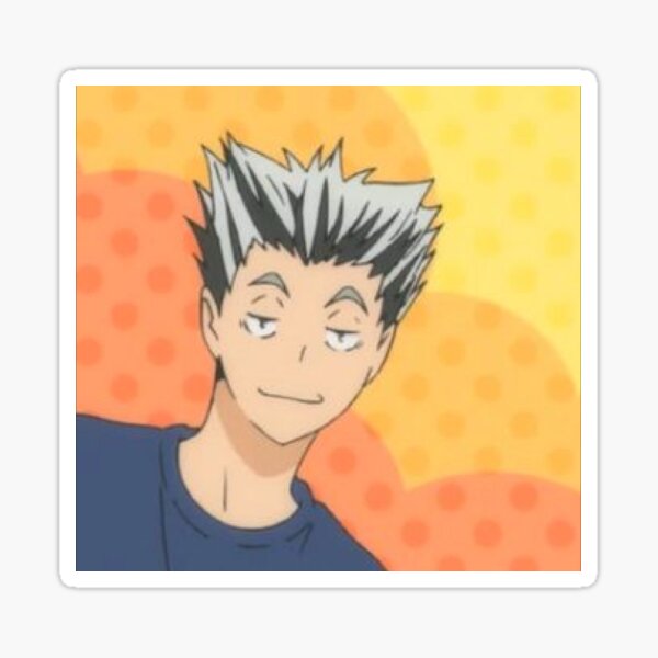 "haikyuu bokuto" Sticker by kawaii-customs | Redbubble