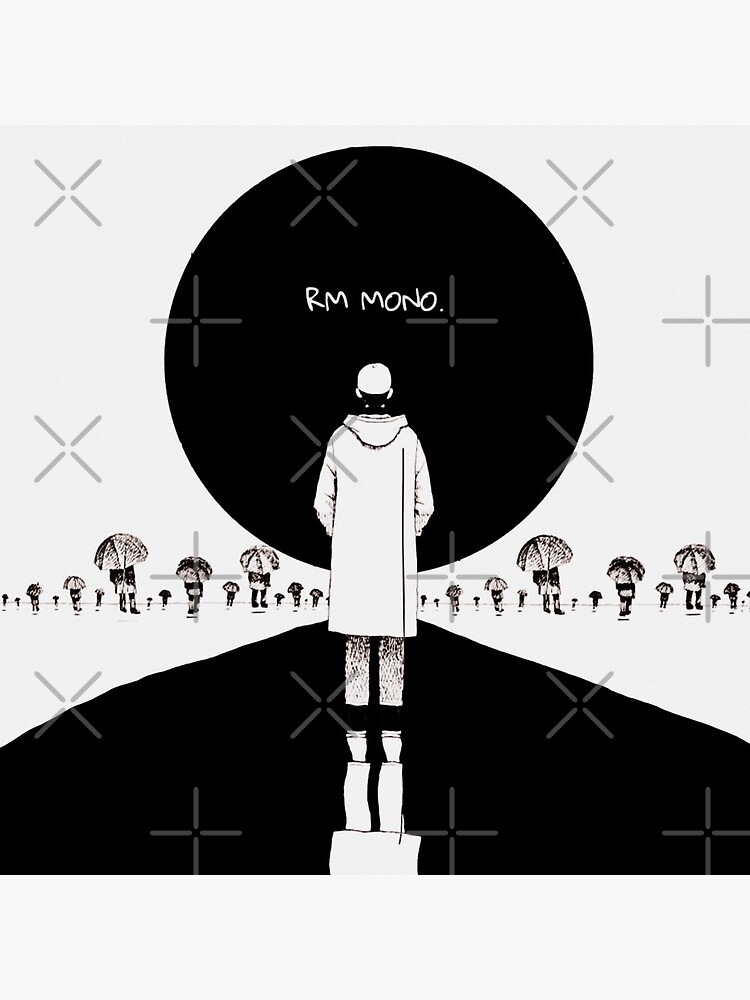 Chapa «RM MONO MIXTAPE» de Destsuarez999 | Redbubble