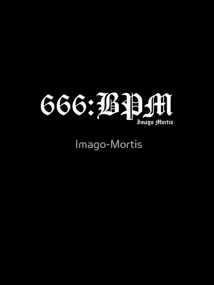 "666:BPM" iPhone Case for Sale by Imago-Mortis | Redbubble
