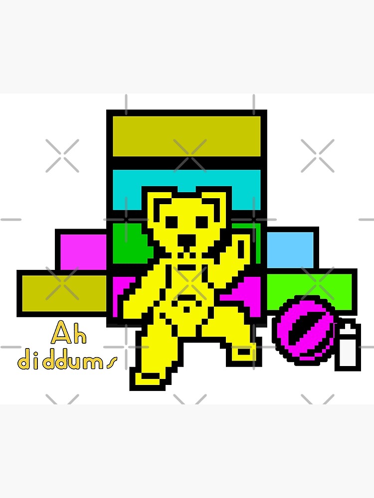 "Ah Diddums - Pixel art (ZX Spectrum)" Art Print by RetroTrader | Redbubble