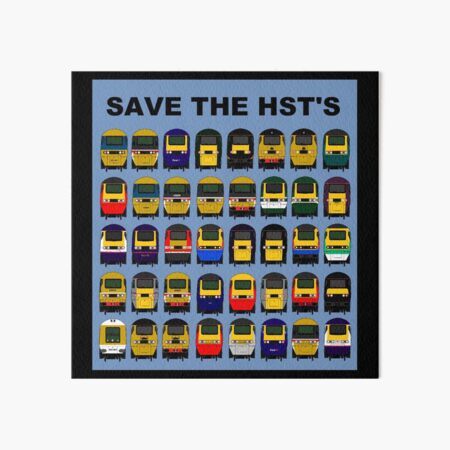 "CLASS 43 HST" Art Board Print for Sale by CraigMatthews | Redbubble