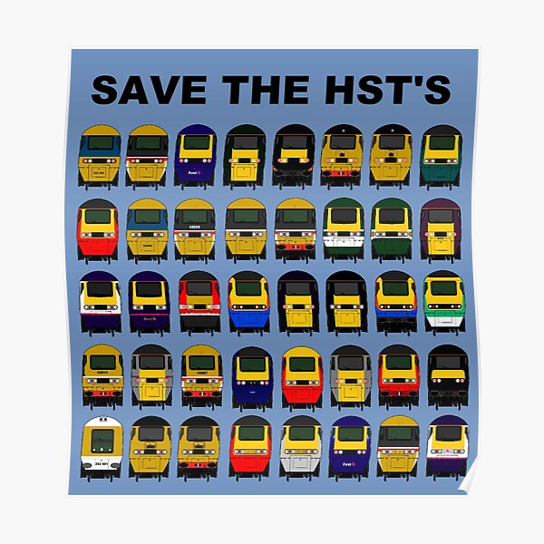 "CLASS 43 HST" Poster for Sale by CraigMatthews | Redbubble