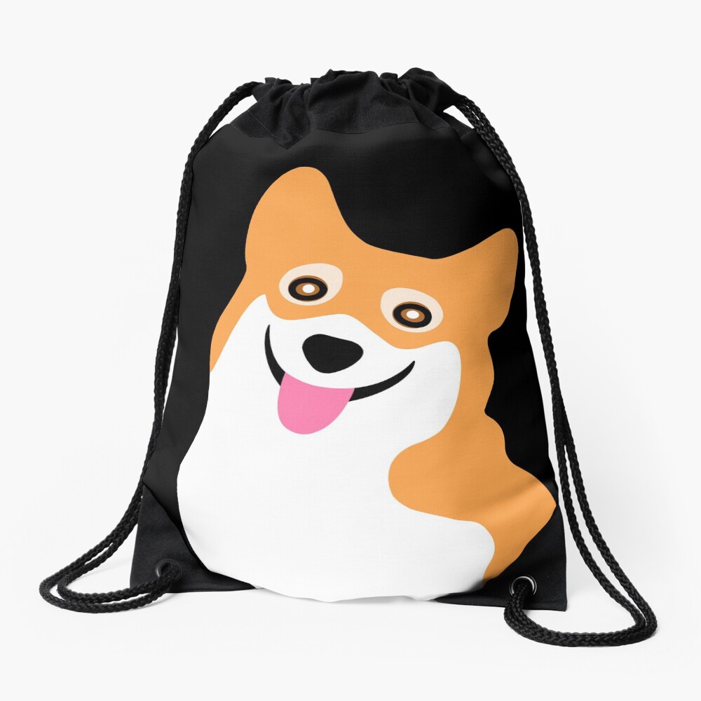 "Pembroke Welsh Corgi" Drawstring Bag for Sale by AntiqueImages | Redbubble