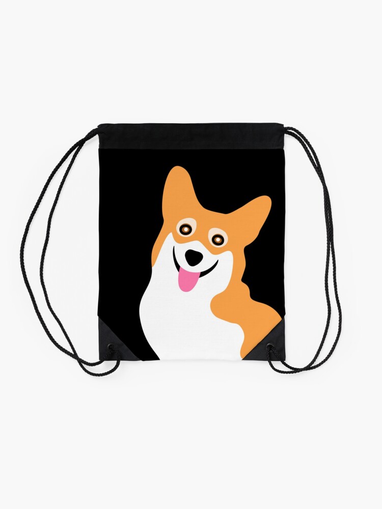 "Pembroke Welsh Corgi" Drawstring Bag for Sale by AntiqueImages | Redbubble