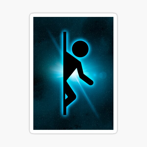 "Portal part 1" Sticker for Sale by RaymondDiaz | Redbubble