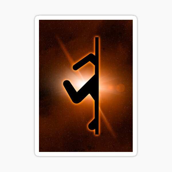 "Portal part 2" Sticker for Sale by RaymondDiaz | Redbubble