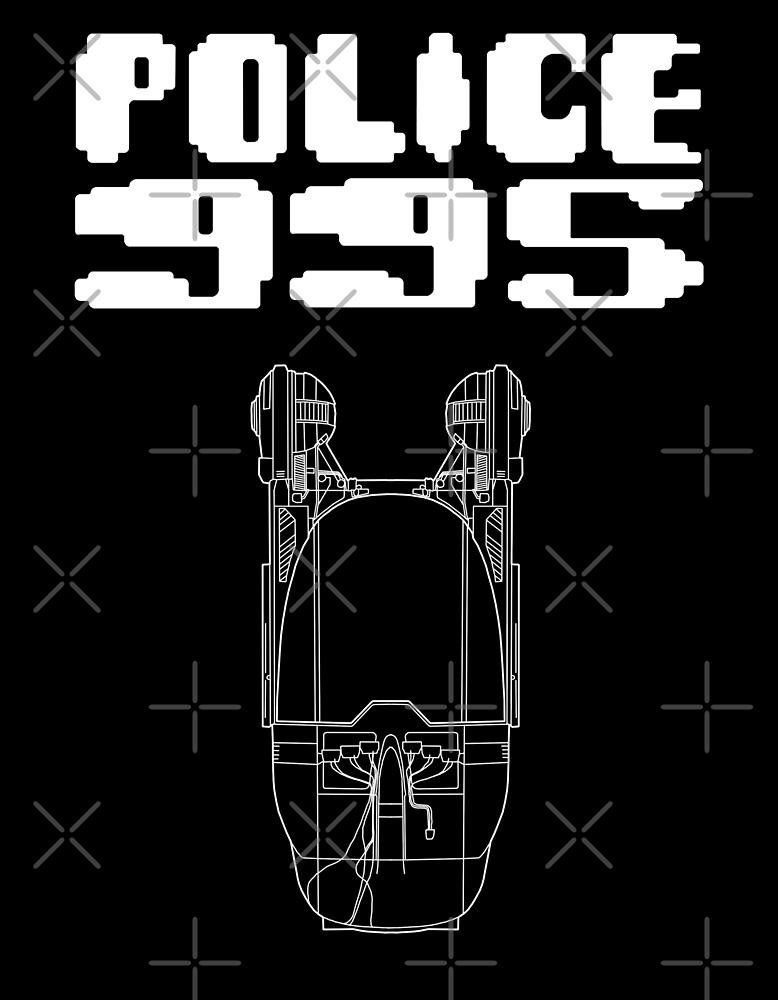 "Blade Runner Police Spinner" by Wayne Ashworth | Redbubble