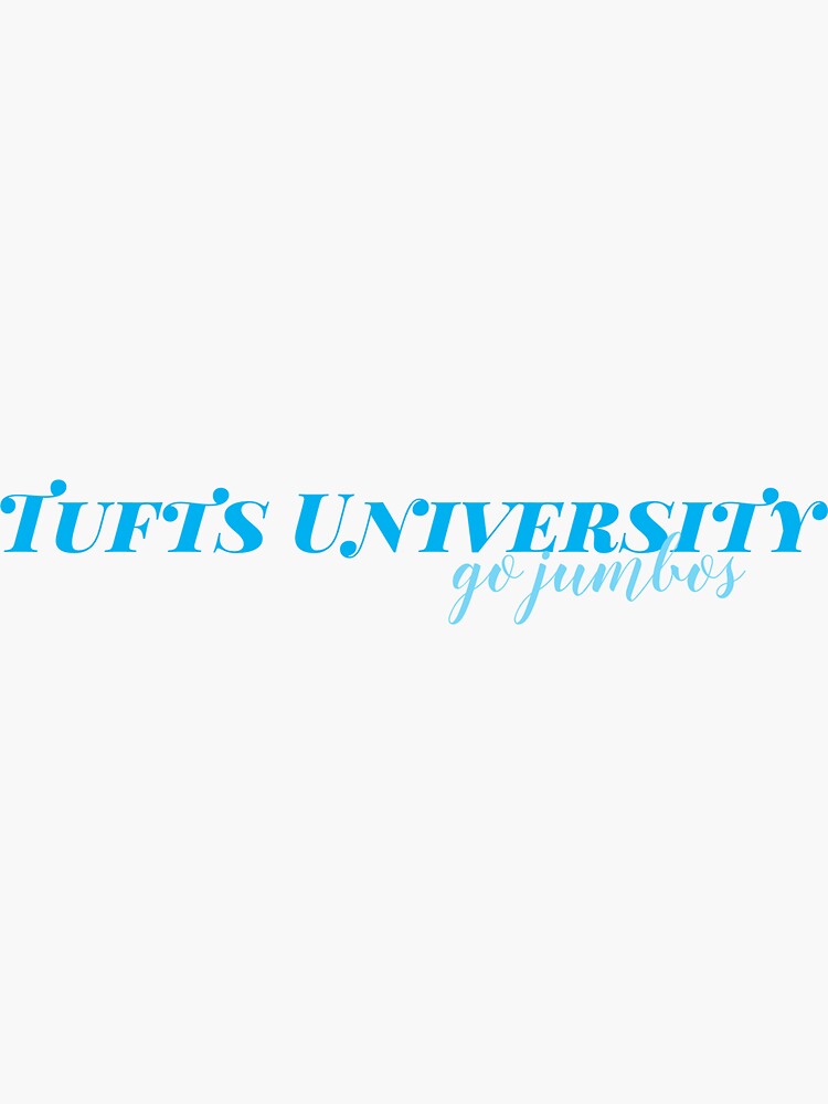 "Tufts University Jumbos" Sticker for Sale by mayaf08 | Redbubble