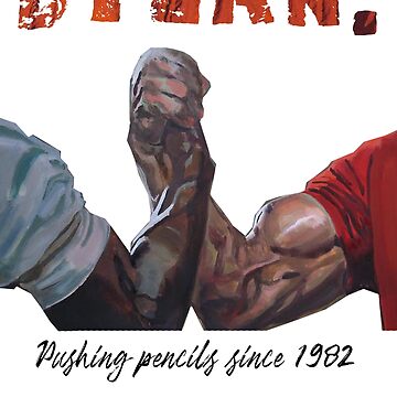 "Dylan Predator Handshake - Pushing Pencils" Classic T-Shirt for Sale ...