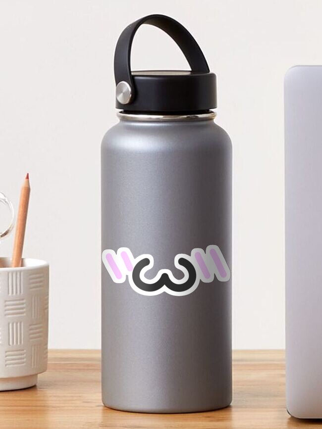 "UWU mask" Sticker for Sale by imposibear | Redbubble