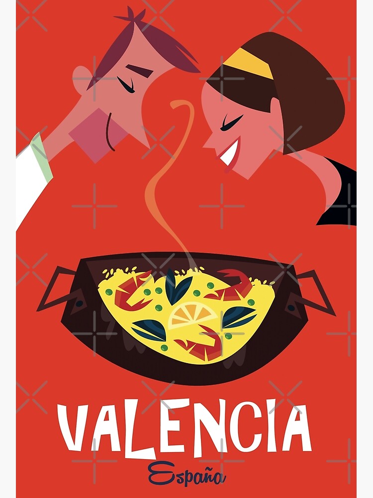 Poster « Affiche de Valence », par GAGodel | Redbubble