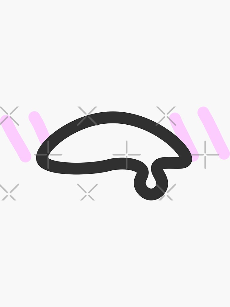 "Drool face " Sticker for Sale by imposibear | Redbubble