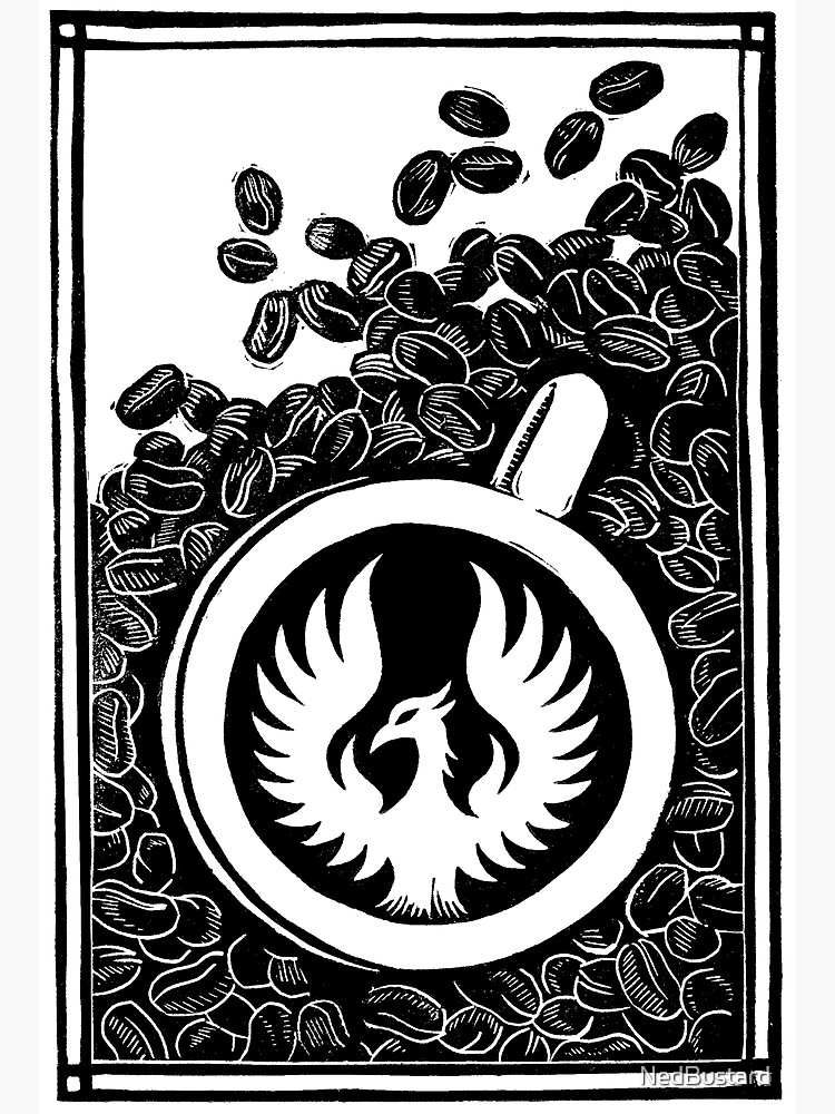 "Coffee Phoenix" Art Print for Sale by NedBustard | Redbubble