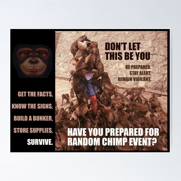 RANDOM CHIMP EVENT official Shop | Redbubble