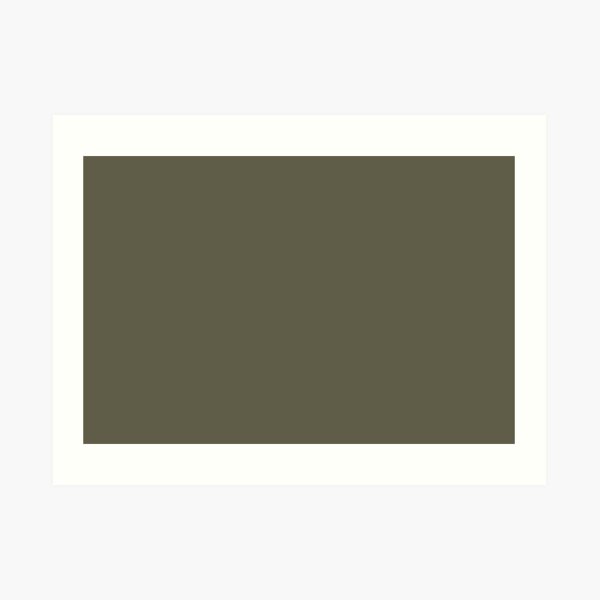 "Green Solid Color - Dark Military Green / Olive Green Parable to Dunn ...