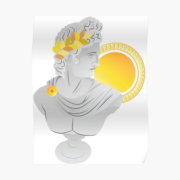 "Greek God - Apollo" Poster by ManuMegg | Redbubble