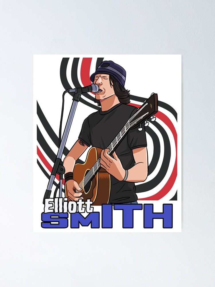 "Elliott Smith " Poster for Sale by Nosek1ng | Redbubble