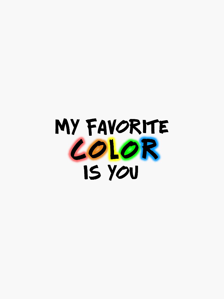 "AJR - My Favorite Color is You" Sticker for Sale by Banana2118 | Redbubble