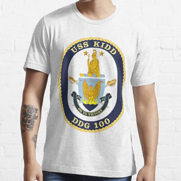 "DDG-100 USS Kidd Crest" T-shirt by Quatrosales | Redbubble