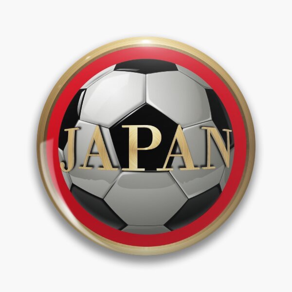 Japan Soccer Logo Pins and Buttons for Sale | Redbubble