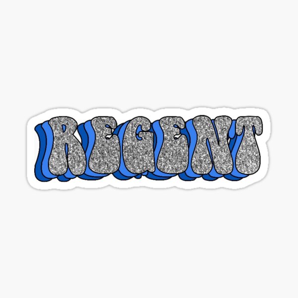 "Regent Glitter Sticker" Sticker for Sale by sun-kiss | Redbubble
