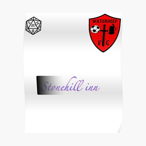"Waterdeep F.C" Poster for Sale by Armor-class | Redbubble