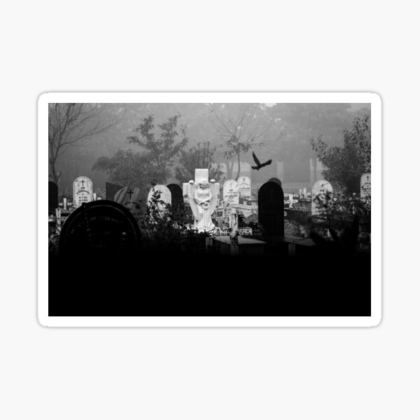"Graveyard" Sticker by darknight73 | Redbubble