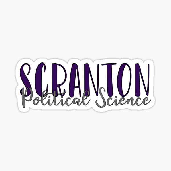 "Scranton Political Science" Sticker for Sale by taylorr-made | Redbubble