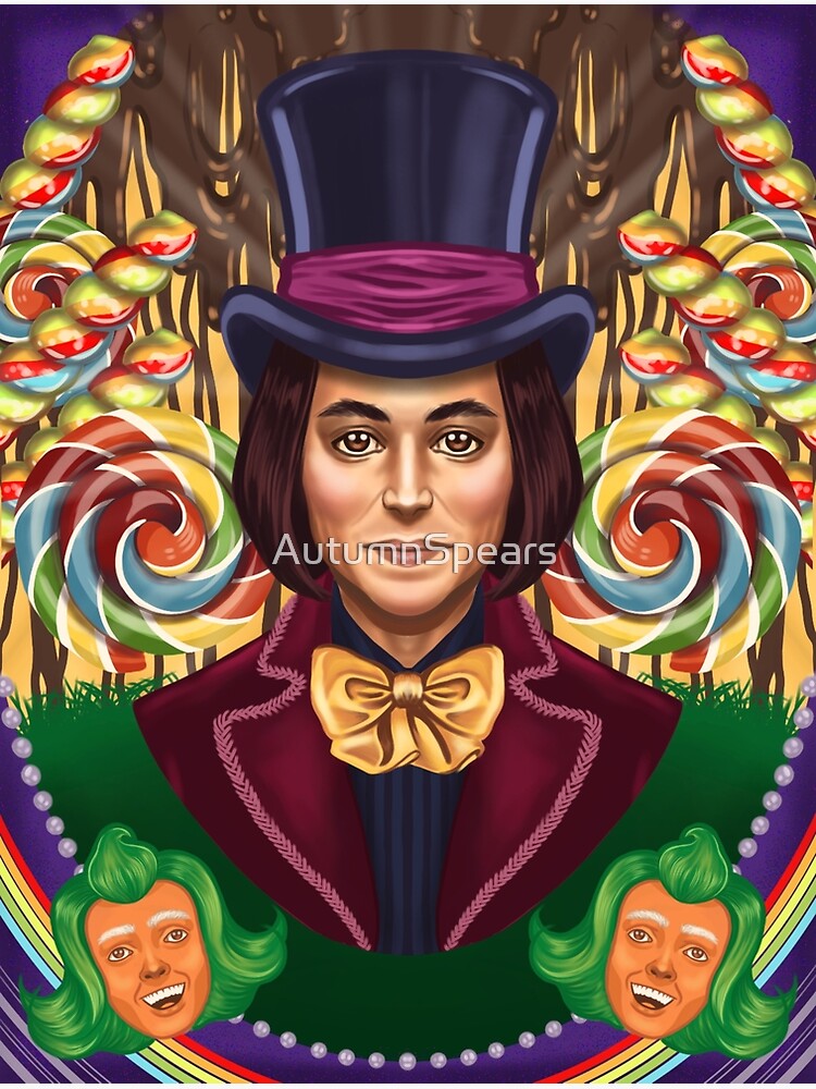 "Willy Wonka Portrait Poster" Art Print by AutumnSpears | Redbubble