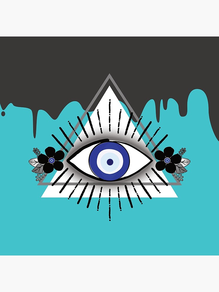 "Evil Eye Drip" Poster for Sale by umeimages | Redbubble