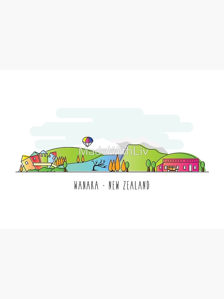 "Wanaka, New Zealand" Framed Art Print for Sale by MadeWithLiv | Redbubble